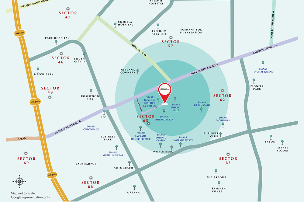 EBD 65 Nxt - Emaar SCO Plots Sector 65 Gurgaon